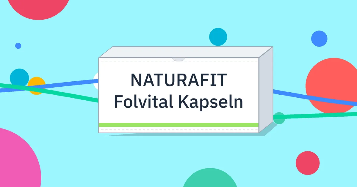 Symbolbild: Packung mit der Aufschrift NATURAFIT Folvital Kapseln (PZN 07509385) – Verfügbarkeit und Bezug in Apotheken in Frankfurt am Main