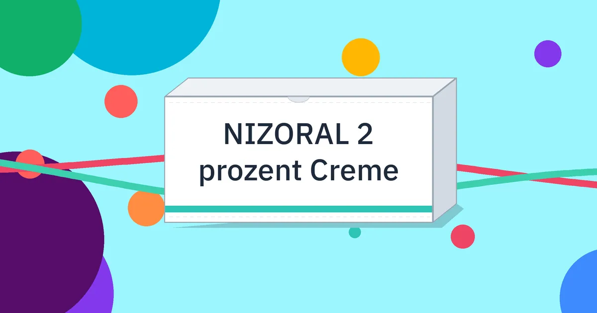 Symbolbild: Packung mit der Aufschrift NIZORAL 2 prozent Creme (PZN 09289640) – Verfügbarkeit und Bezug in Apotheken in Frankfurt am Main