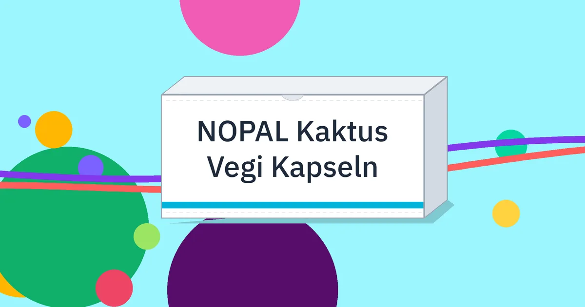 Symbolbild: Packung mit der Aufschrift NOPAL Kaktus Vegi Kapseln (PZN 02652066) – Verfügbarkeit und Bezug in Apotheken in Frankfurt am Main