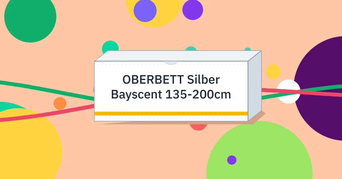 Symbolbild: Packung mit der Aufschrift OBERBETT Silber Bayscent 135-200cm (PZN 06090493) – Verfügbarkeit und Bezug in Apotheken in Frankfurt am Main