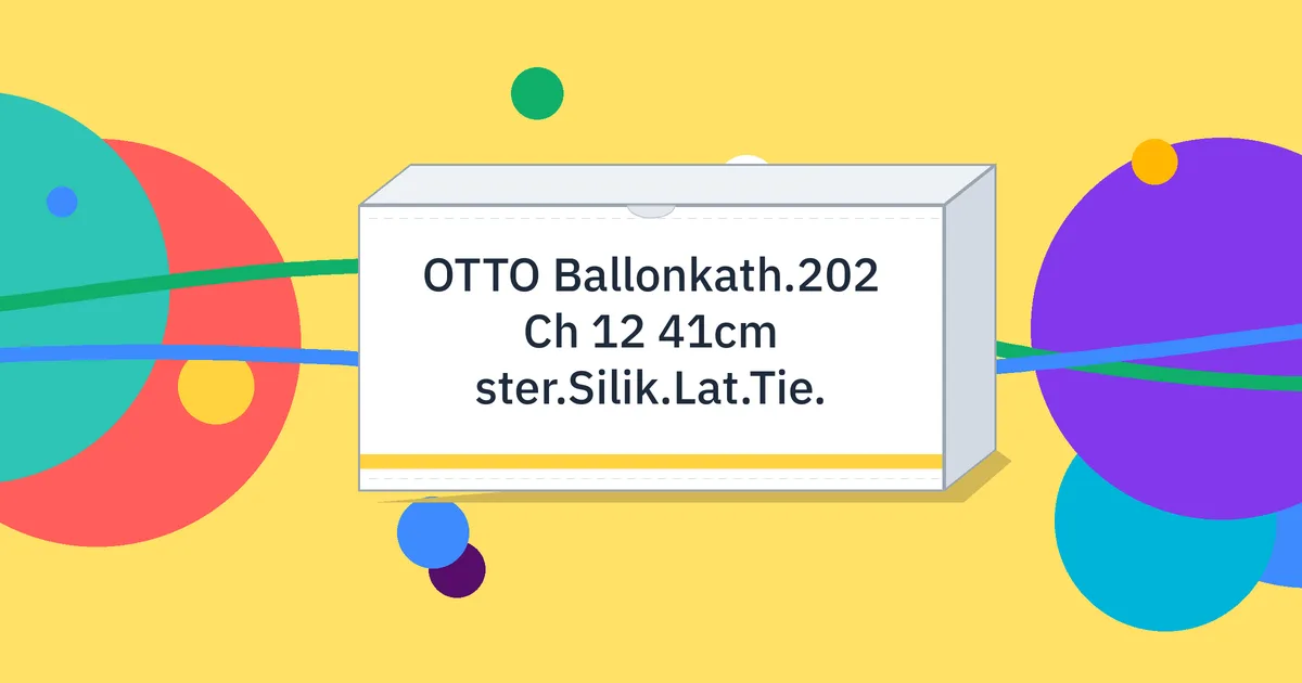 Symbolbild: Packung mit der Aufschrift OTTO Ballonkath.202 Ch 12 41cm ster.Silik.Lat.Tie. (PZN 01398542) – Verfügbarkeit und Bezug in Apotheken in Frankfurt am Main