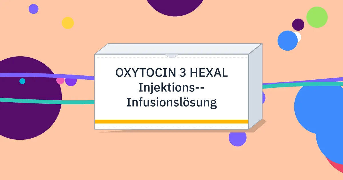 Symbolbild: Packung mit der Aufschrift OXYTOCIN 3 HEXAL Injektions--Infusionslösung (PZN 03547644) – Verfügbarkeit und Bezug in Apotheken in Frankfurt am Main