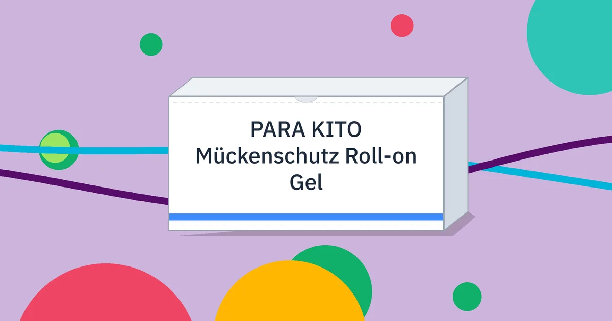 Symbolbild: Packung mit der Aufschrift PARA KITO Mückenschutz Roll-on Gel (PZN 10744523) – Verfügbarkeit und Bezug in Apotheken in Frankfurt am Main