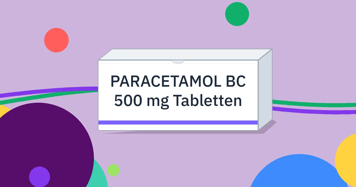 Symbolbild: Packung mit der Aufschrift PARACETAMOL BC 500 mg Tabletten (PZN 04088380) – Verfügbarkeit und Bezug in Apotheken in Frankfurt am Main