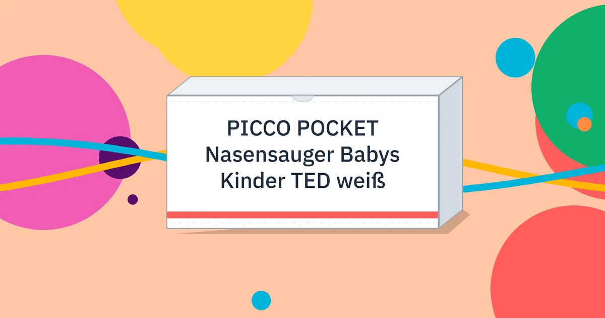 Symbolbild: Packung mit der Aufschrift PICCO POCKET Nasensauger Babys Kinder TED weiß (PZN 19144753) – Verfügbarkeit und Bezug in Apotheken in Frankfurt am Main
