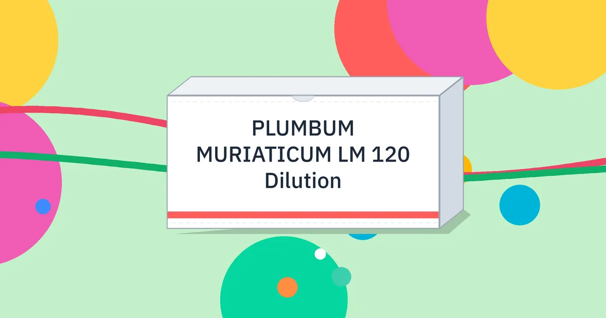 Symbolbild: Packung mit der Aufschrift PLUMBUM MURIATICUM LM 120 Dilution (PZN 13041897) – Verfügbarkeit und Bezug in Apotheken in Frankfurt am Main