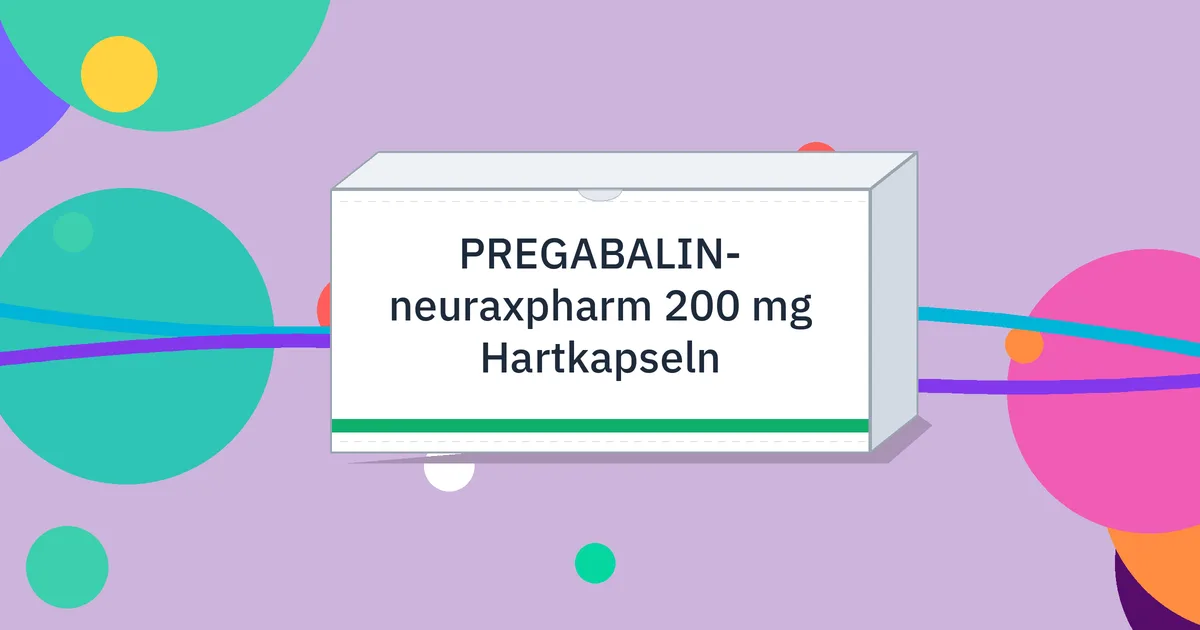 Symbolbild: Packung mit der Aufschrift PREGABALIN-neuraxpharm 200 mg Hartkapseln (PZN 11031498) – Verfügbarkeit und Bezug in Apotheken in Frankfurt am Main