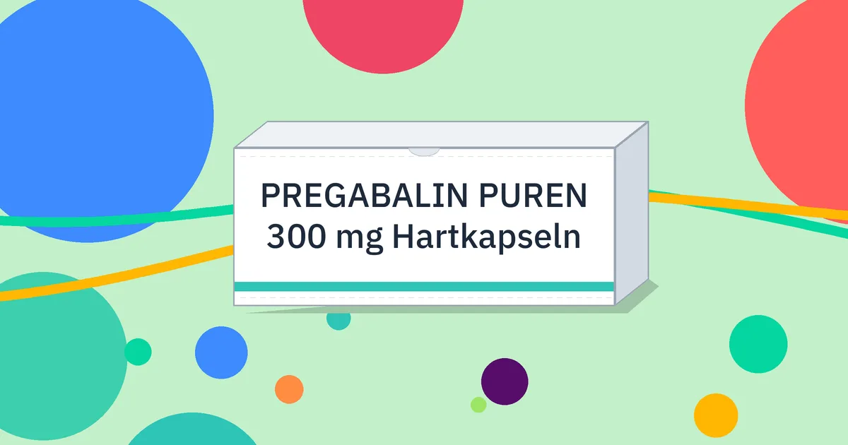 Symbolbild: Packung mit der Aufschrift PREGABALIN PUREN 300 mg Hartkapseln (PZN 11176191) – Verfügbarkeit und Bezug in Apotheken in Frankfurt am Main