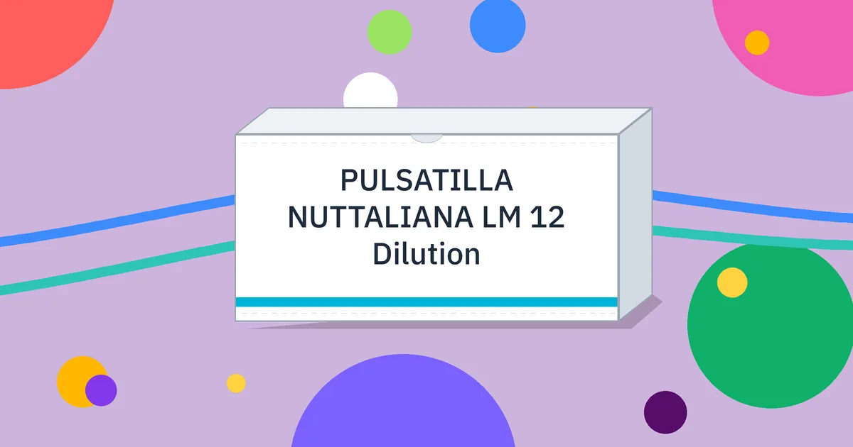 Symbolbild: Packung mit der Aufschrift PULSATILLA NUTTALIANA LM 12 Dilution (PZN 13671322) – Verfügbarkeit und Bezug in Apotheken in Frankfurt am Main