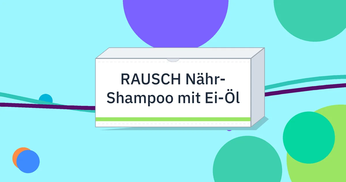 Symbolbild: Packung mit der Aufschrift RAUSCH Nähr-Shampoo mit Ei-Öl (PZN 18742297) – Verfügbarkeit und Bezug in Apotheken in Frankfurt am Main
