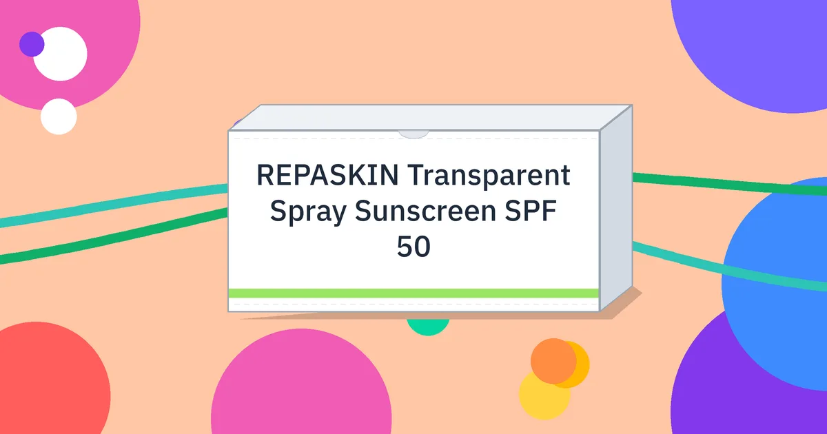 Symbolbild: Packung mit der Aufschrift REPASKIN Transparent Spray Sunscreen SPF 50 (PZN 20417050) – Verfügbarkeit und Bezug in Apotheken in Frankfurt am Main