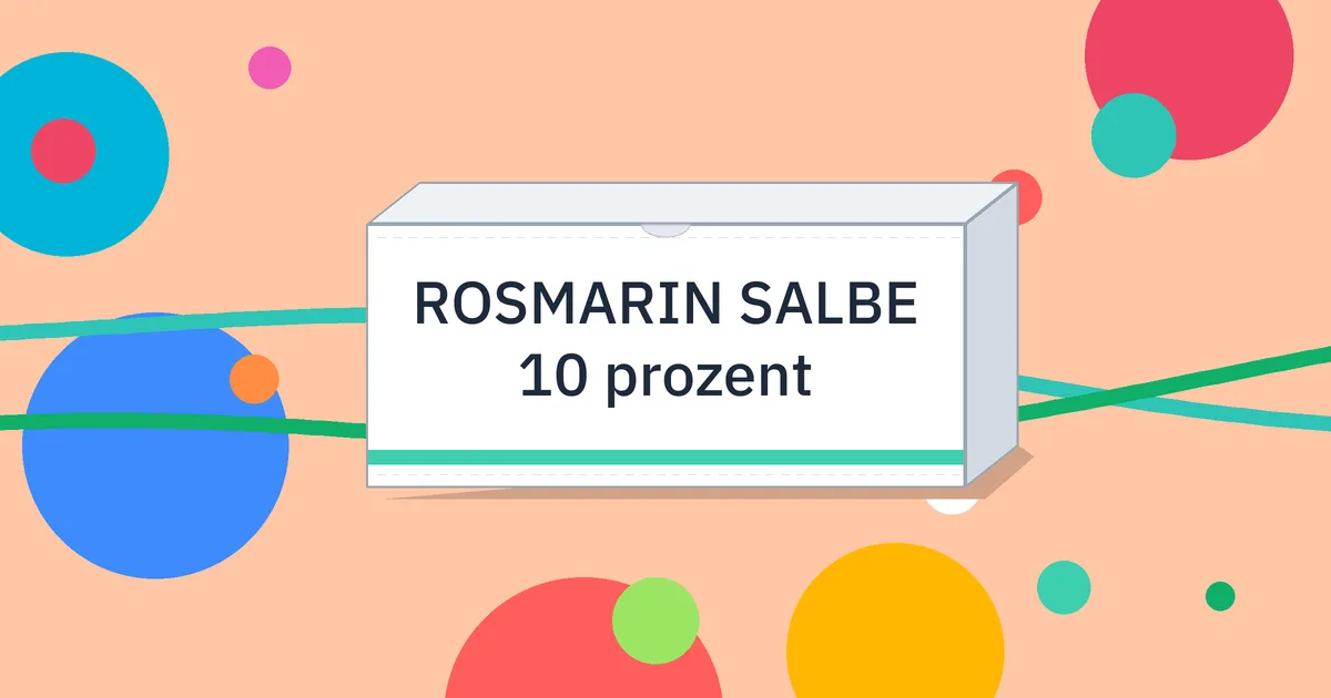 Symbolbild: Packung mit der Aufschrift ROSMARIN SALBE 10 prozent (PZN 03141480) – Verfügbarkeit und Bezug in Apotheken in Frankfurt am Main