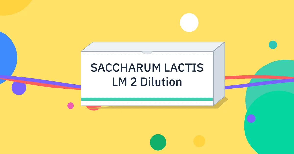 Symbolbild: Packung mit der Aufschrift SACCHARUM LACTIS LM 2 Dilution (PZN 13176597) – Verfügbarkeit und Bezug in Apotheken in Frankfurt am Main