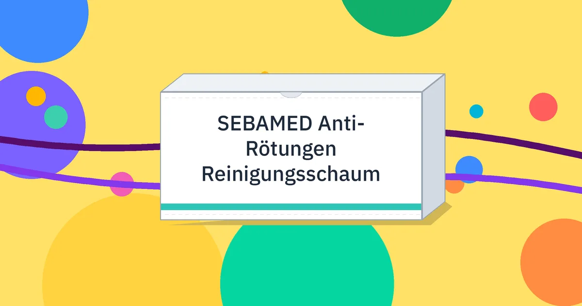 Symbolbild: Packung mit der Aufschrift SEBAMED Anti-Rötungen Reinigungsschaum (PZN 19210220) – Verfügbarkeit und Bezug in Apotheken in Frankfurt am Main