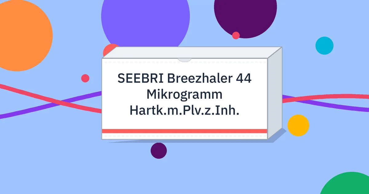 Symbolbild: Packung mit der Aufschrift SEEBRI Breezhaler 44 Mikrogramm Hartk.m.Plv.z.Inh. (PZN 10199244) – Verfügbarkeit und Bezug in Apotheken in Frankfurt am Main