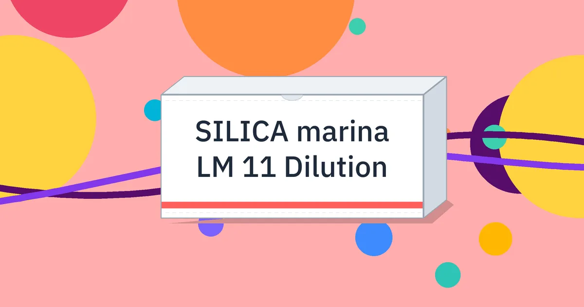 Symbolbild: Packung mit der Aufschrift SILICA marina LM 11 Dilution (PZN 13189720) – Verfügbarkeit und Bezug in Apotheken in Frankfurt am Main