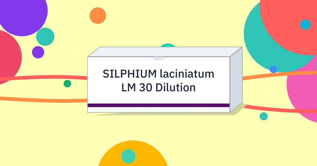 Symbolbild: Packung mit der Aufschrift SILPHIUM laciniatum LM 30 Dilution (PZN 13679499) – Verfügbarkeit und Bezug in Apotheken in Frankfurt am Main