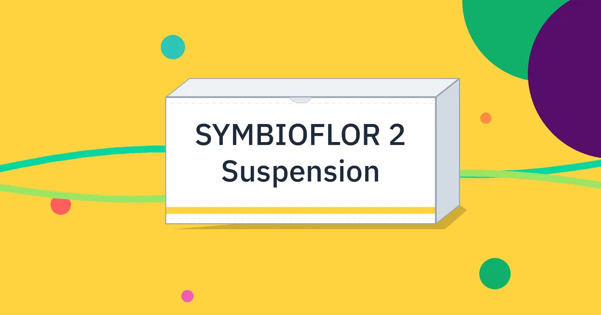 Symbolbild: Packung mit der Aufschrift SYMBIOFLOR 2 Suspension (PZN 19943359) – Verfügbarkeit und Bezug in Apotheken in Frankfurt am Main
