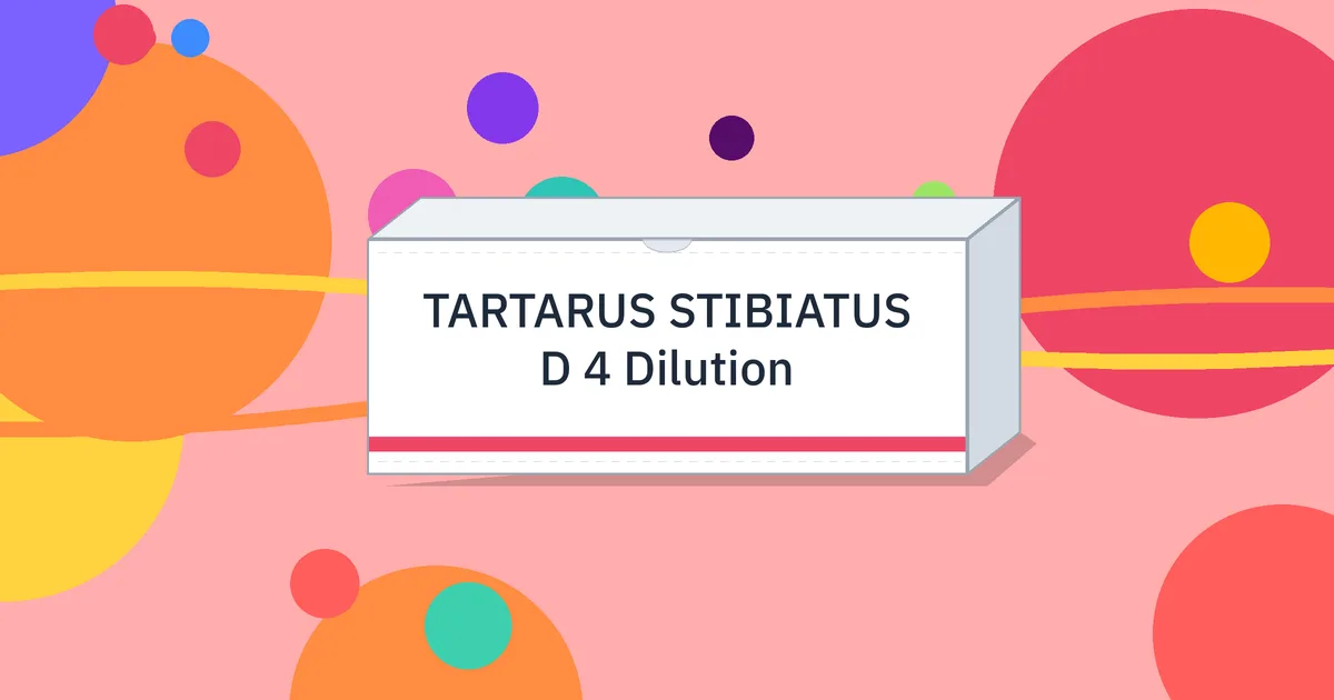 Symbolbild: Packung mit der Aufschrift TARTARUS STIBIATUS D 4 Dilution (PZN 02815166) – Verfügbarkeit und Bezug in Apotheken in Frankfurt am Main