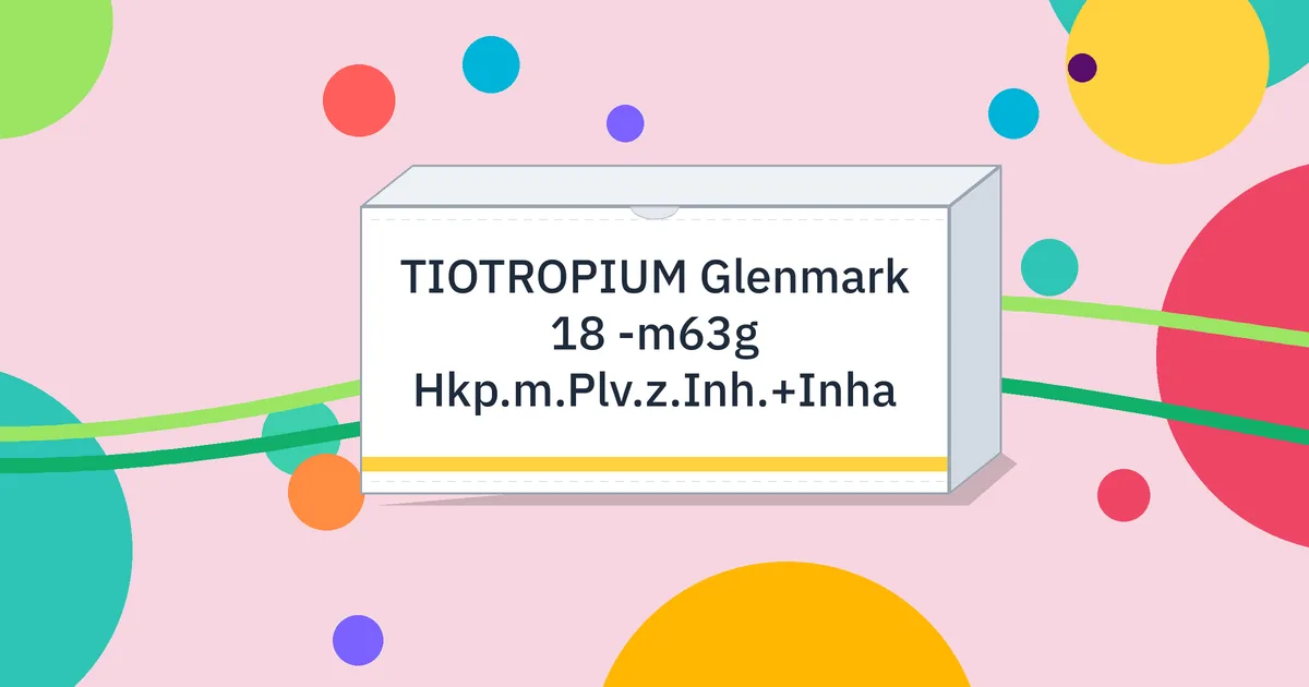 Symbolbild: Packung mit der Aufschrift TIOTROPIUM Glenmark 18 -m63g Hkp.m.Plv.z.Inh.+Inha (PZN 16912884) – Verfügbarkeit und Bezug in Apotheken in Frankfurt am Main