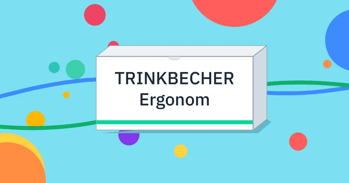 Symbolbild: Packung mit der Aufschrift TRINKBECHER Ergonom (PZN 07628701) – Verfügbarkeit und Bezug in Apotheken in Frankfurt am Main