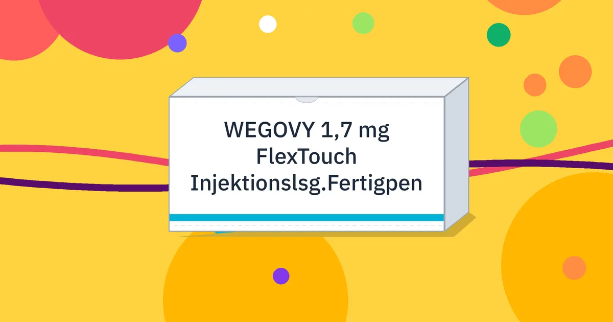 Symbolbild: Packung mit der Aufschrift WEGOVY 1,7 mg FlexTouch Injektionslsg.Fertigpen (PZN 19196690) – Verfügbarkeit und Bezug in Apotheken in Frankfurt am Main