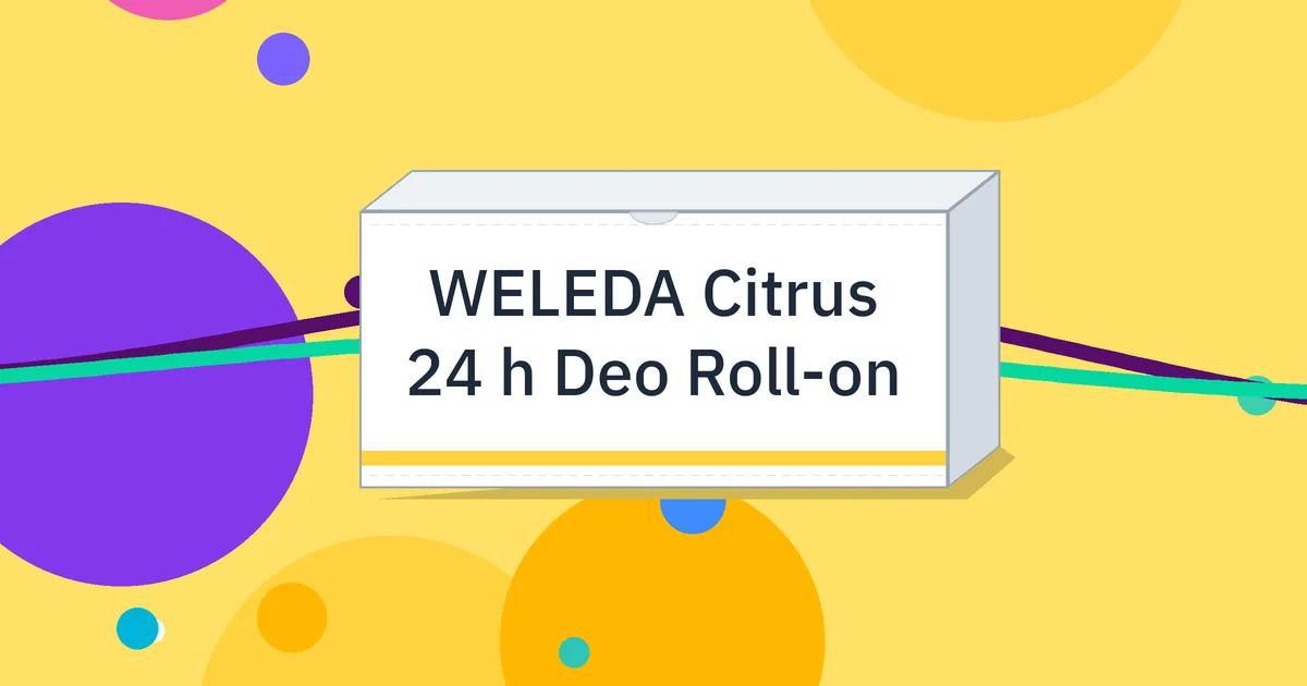 Symbolbild: Packung mit der Aufschrift WELEDA Citrus 24 h Deo Roll-on (PZN 12419862) – Verfügbarkeit und Bezug in Apotheken in Frankfurt am Main