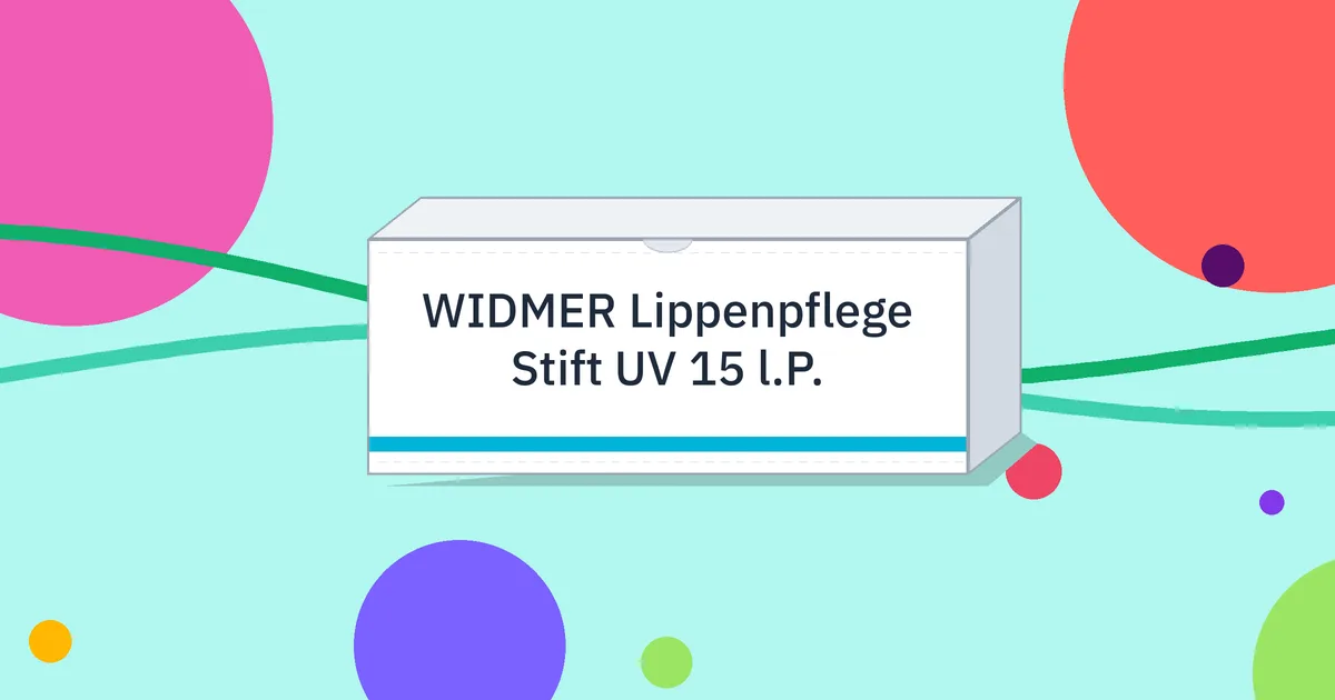 Symbolbild: Packung mit der Aufschrift WIDMER Lippenpflege Stift UV 15 l.P. (PZN 19634061) – Verfügbarkeit und Bezug in Apotheken in Frankfurt am Main