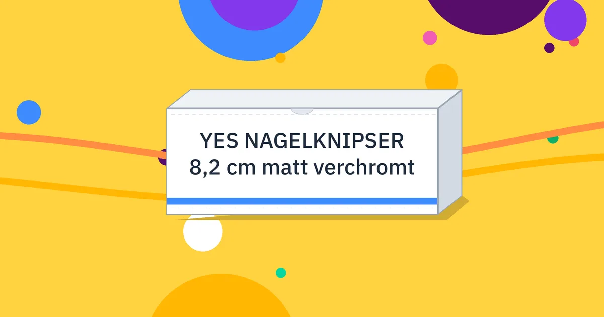 Symbolbild: Packung mit der Aufschrift YES NAGELKNIPSER 8,2 cm matt verchromt (PZN 14220857) – Verfügbarkeit und Bezug in Apotheken in Frankfurt am Main