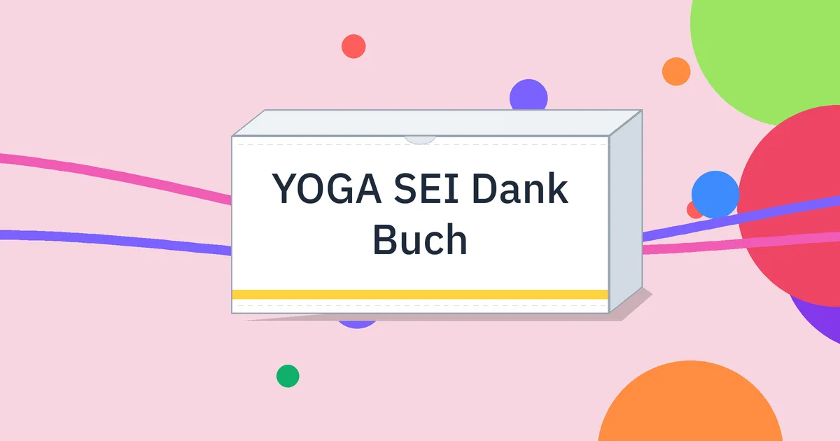 Symbolbild: Packung mit der Aufschrift YOGA SEI Dank Buch (PZN 18266253) – Verfügbarkeit und Bezug in Apotheken in Frankfurt am Main
