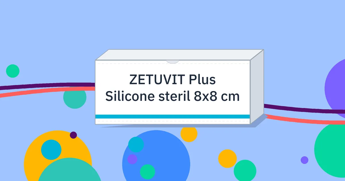Symbolbild: Packung mit der Aufschrift ZETUVIT Plus Silicone steril 8x8 cm (PZN 19644220) – Verfügbarkeit und Bezug in Apotheken in Frankfurt am Main