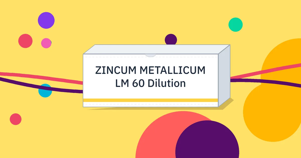 Symbolbild: Packung mit der Aufschrift ZINCUM METALLICUM LM 60 Dilution (PZN 13295244) – Verfügbarkeit und Bezug in Apotheken in Frankfurt am Main
