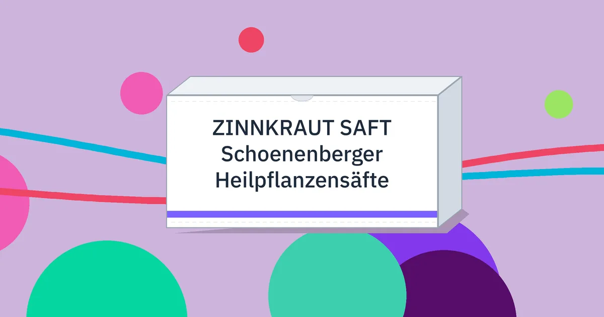 Symbolbild: Packung mit der Aufschrift ZINNKRAUT SAFT Schoenenberger Heilpflanzensäfte (PZN 00700298) – Verfügbarkeit und Bezug in Apotheken in Frankfurt am Main