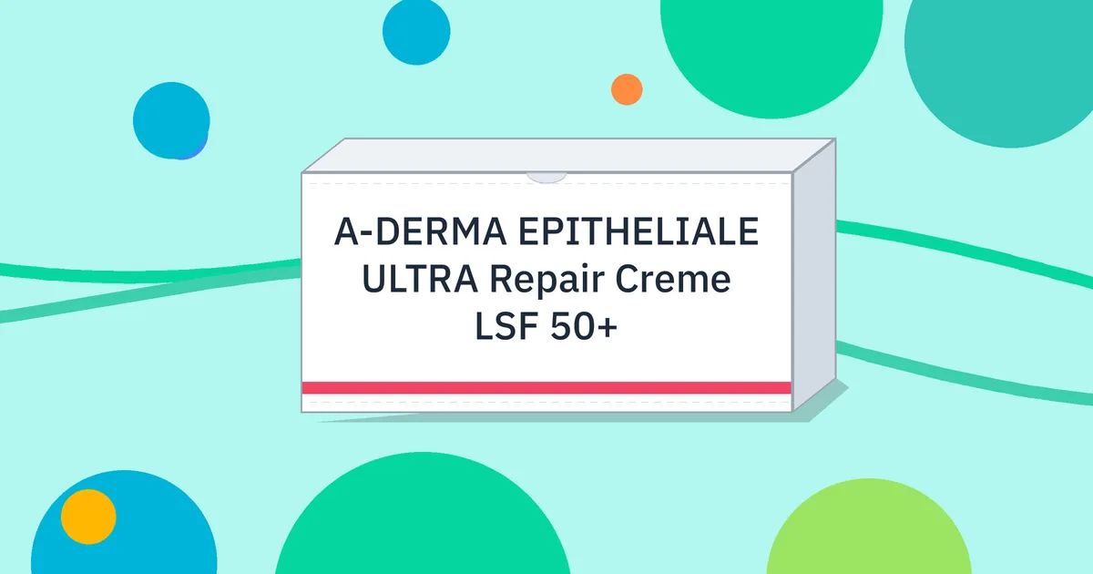 Symbolbild: Packung mit der Aufschrift A-DERMA EPITHELIALE ULTRA Repair Creme LSF 50+ (PZN 19433204) – Verfügbarkeit und Bezug in Apotheken in Frankfurt am Main