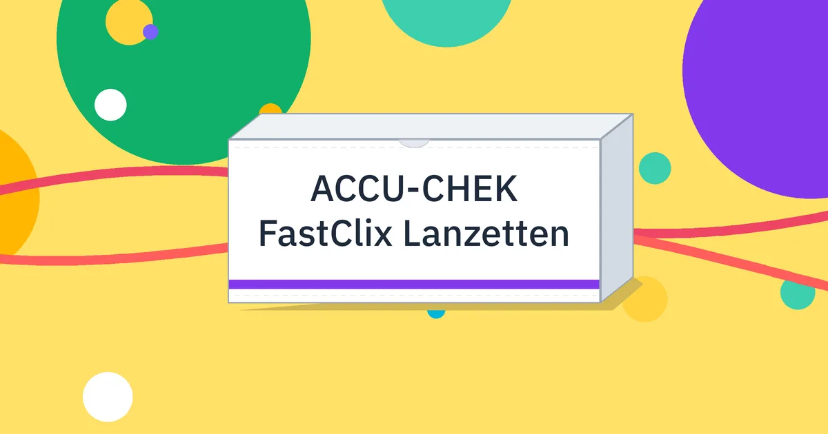 Symbolbild: Packung mit der Aufschrift ACCU-CHEK FastClix Lanzetten (PZN 13900975) – Verfügbarkeit und Bezug in Apotheken in Frankfurt am Main