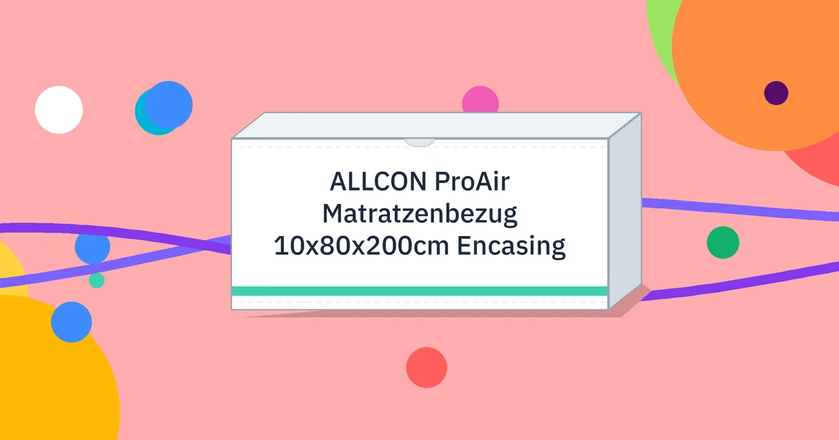 Symbolbild: Packung mit der Aufschrift ALLCON ProAir Matratzenbezug 10x80x200cm Encasing (PZN 19762103) – Verfügbarkeit und Bezug in Apotheken in Frankfurt am Main