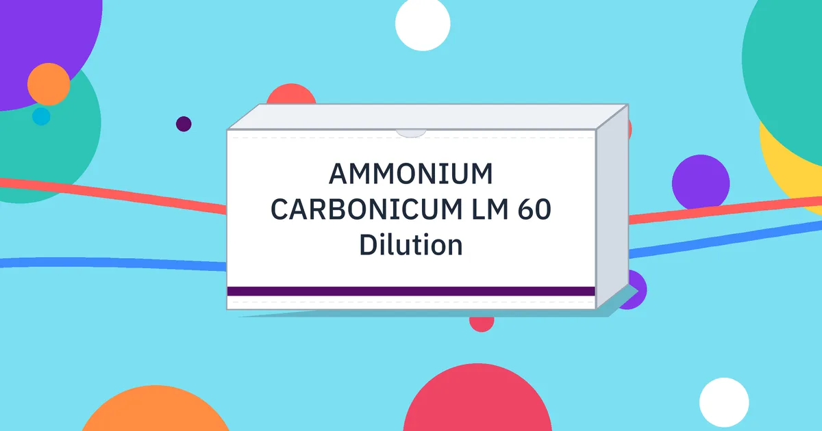 Symbolbild: Packung mit der Aufschrift AMMONIUM CARBONICUM LM 60 Dilution (PZN 12760874) – Verfügbarkeit und Bezug in Apotheken in Frankfurt am Main