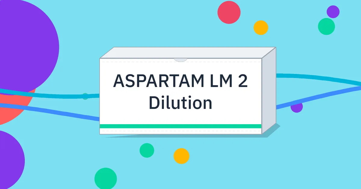 Symbolbild: Packung mit der Aufschrift ASPARTAM LM 2 Dilution (PZN 12781853) – Verfügbarkeit und Bezug in Apotheken in Frankfurt am Main