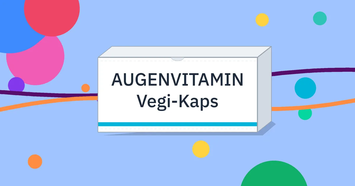Symbolbild: Packung mit der Aufschrift AUGENVITAMIN Vegi-Kaps (PZN 06735228) – Verfügbarkeit und Bezug in Apotheken in Frankfurt am Main