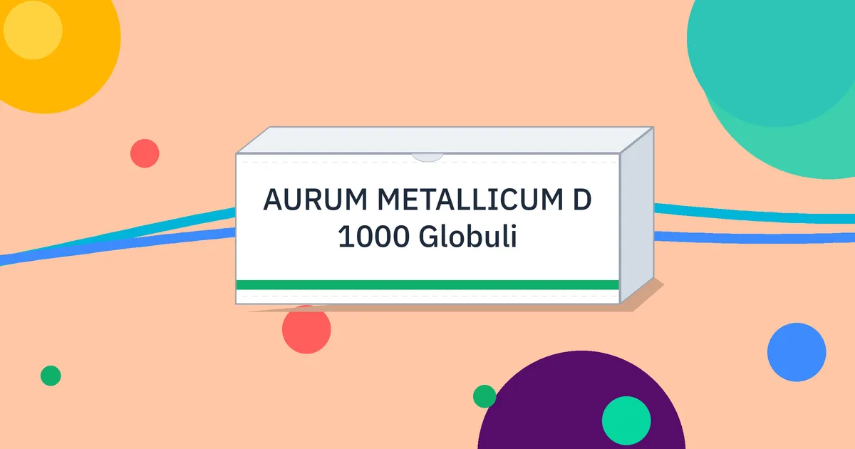 Symbolbild: Packung mit der Aufschrift AURUM METALLICUM D 1000 Globuli (PZN 07454885) – Verfügbarkeit und Bezug in Apotheken in Frankfurt am Main