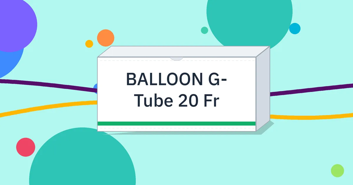 Symbolbild: Packung mit der Aufschrift BALLOON G-Tube 20 Fr (PZN 14346297) – Verfügbarkeit und Bezug in Apotheken in Frankfurt am Main