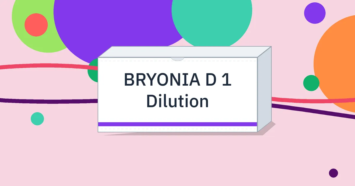 Symbolbild: Packung mit der Aufschrift BRYONIA D 1 Dilution (PZN 02401275) – Verfügbarkeit und Bezug in Apotheken in Frankfurt am Main