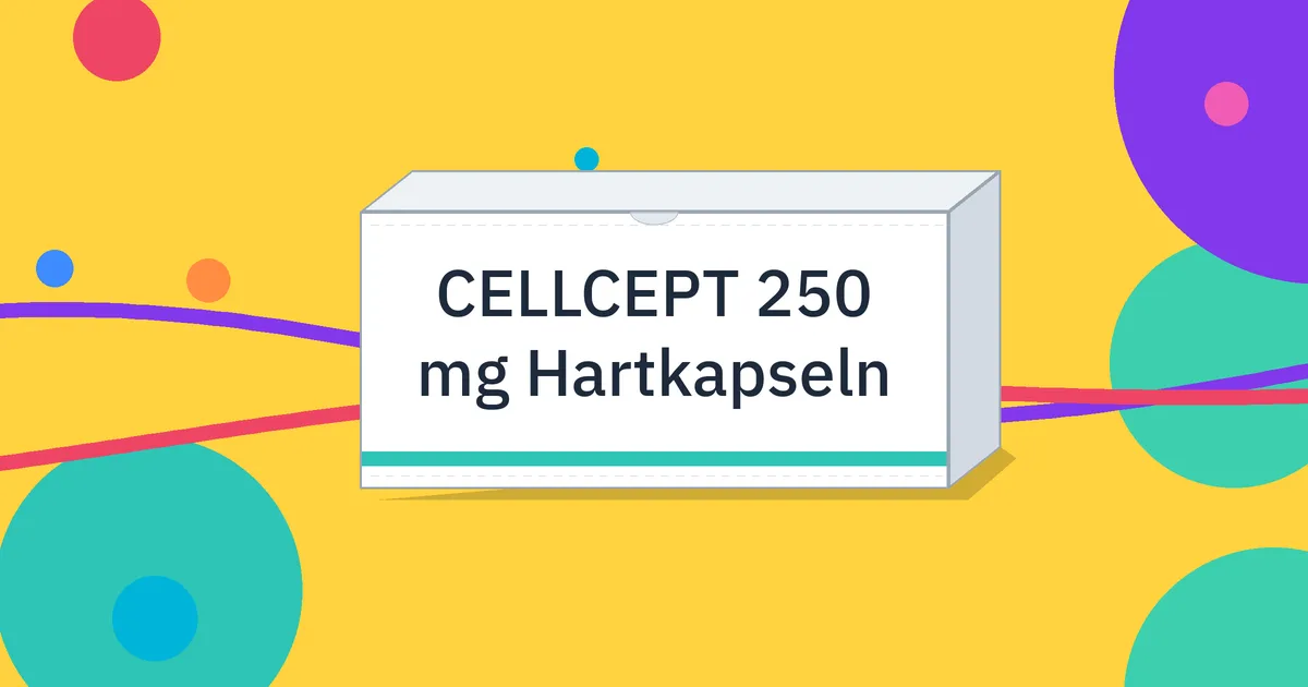 Symbolbild: Packung mit der Aufschrift CELLCEPT 250 mg Hartkapseln (PZN 03499477) – Verfügbarkeit und Bezug in Apotheken in Frankfurt am Main