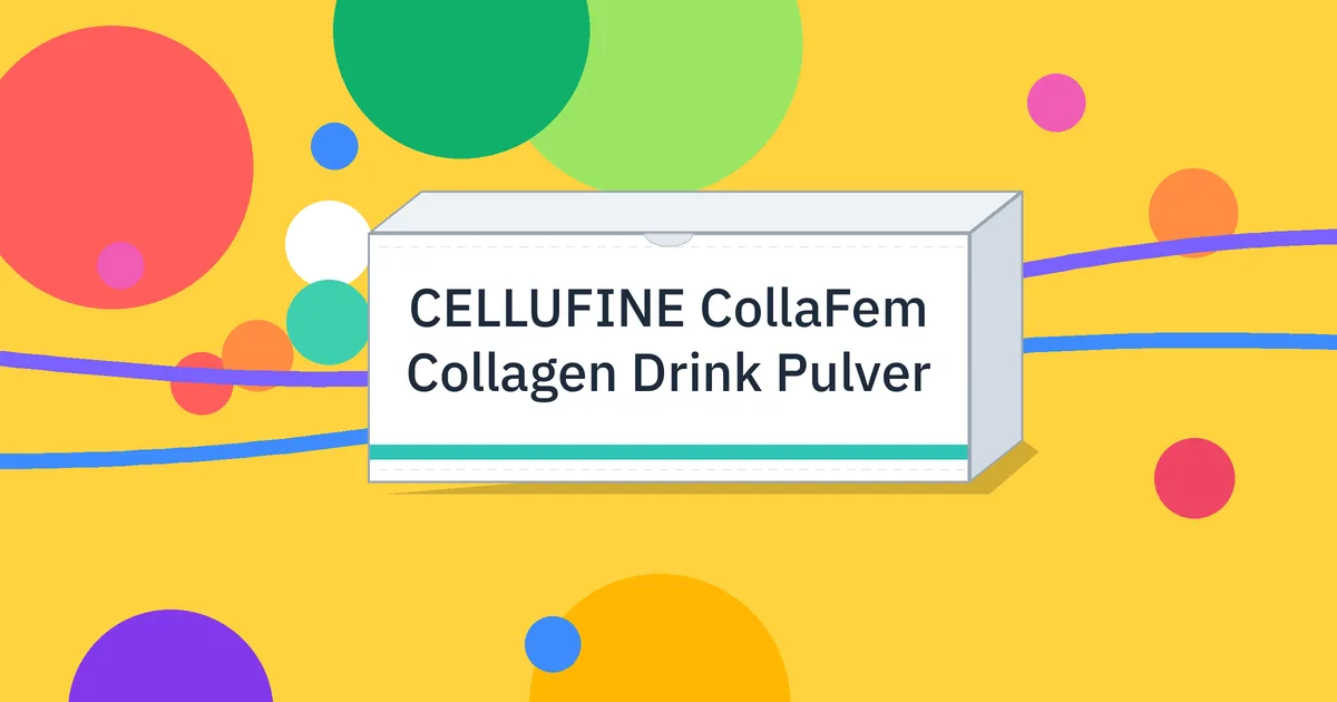 Symbolbild: Packung mit der Aufschrift CELLUFINE CollaFem Collagen Drink Pulver (PZN 17507476) – Verfügbarkeit und Bezug in Apotheken in Frankfurt am Main