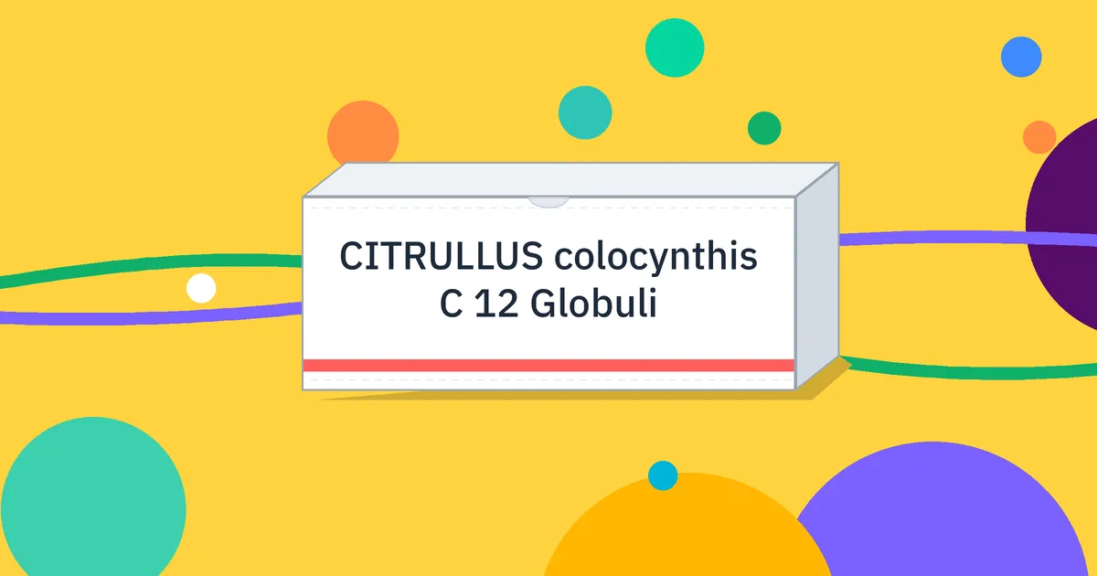 Symbolbild: Packung mit der Aufschrift CITRULLUS colocynthis C 12 Globuli (PZN 16669685) – Verfügbarkeit und Bezug in Apotheken in Frankfurt am Main
