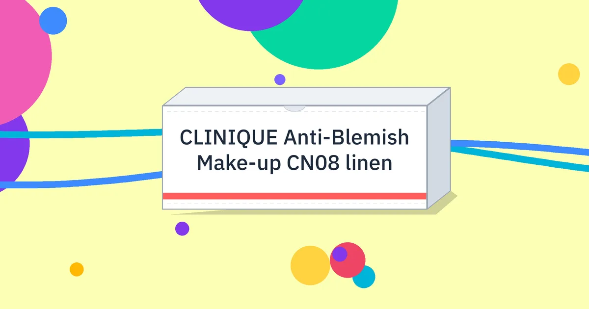 Symbolbild: Packung mit der Aufschrift CLINIQUE Anti-Blemish Make-up CN08 linen (PZN 19458575) – Verfügbarkeit und Bezug in Apotheken in Frankfurt am Main