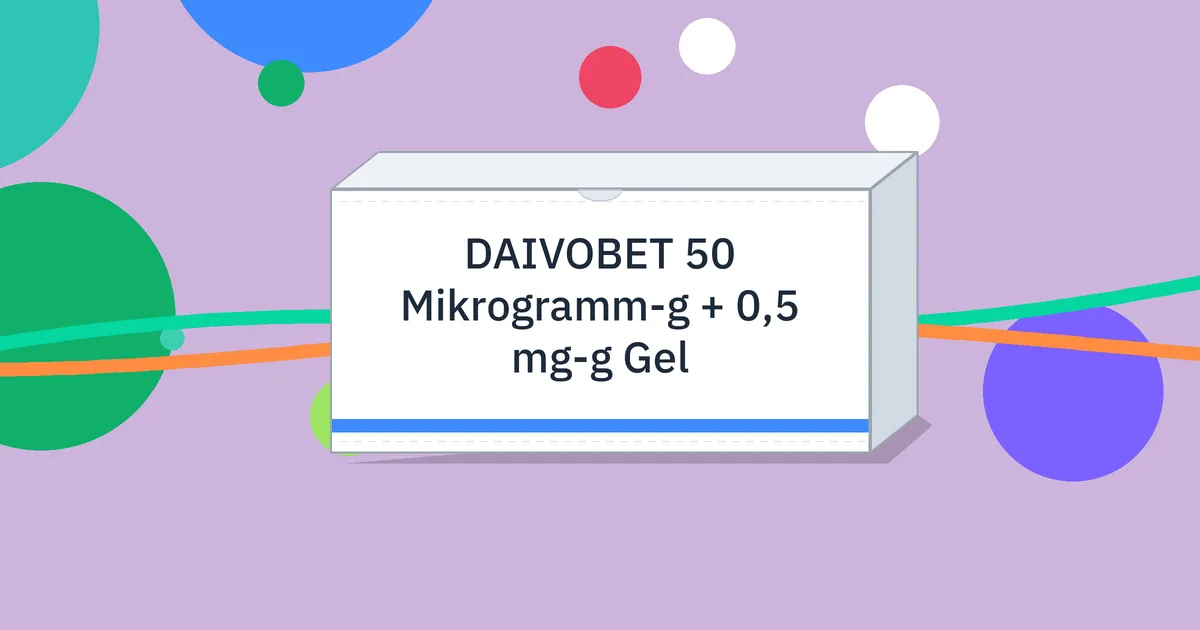 Symbolbild: Packung mit der Aufschrift DAIVOBET 50 Mikrogramm-g + 0,5 mg-g Gel (PZN 10536061) – Verfügbarkeit und Bezug in Apotheken in Frankfurt am Main