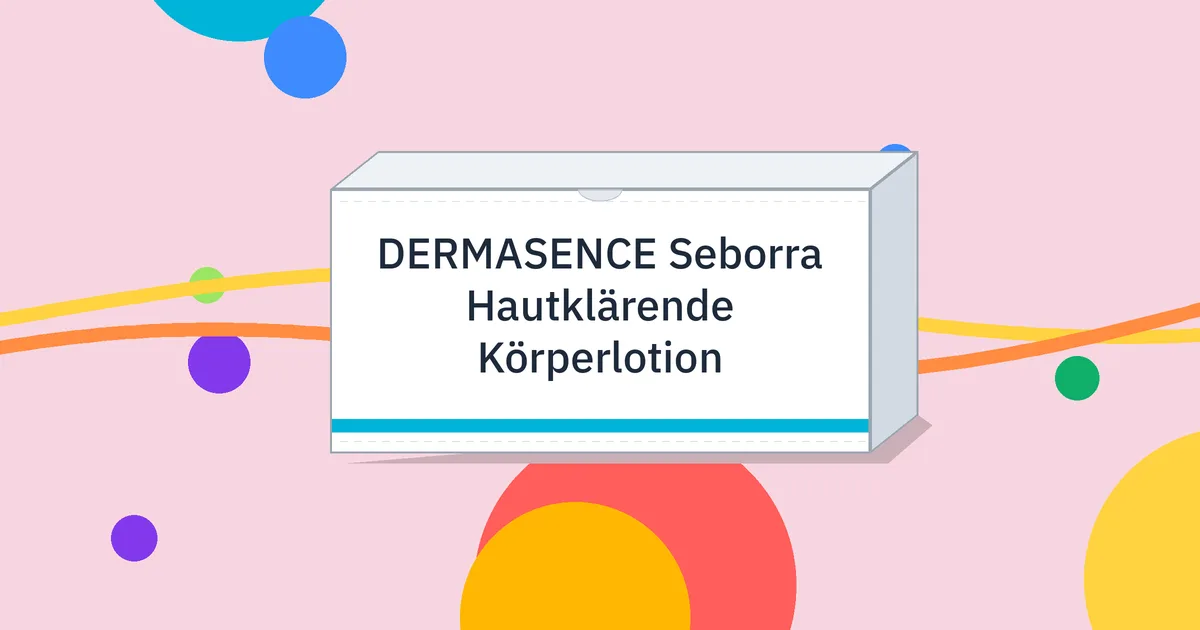 Symbolbild: Packung mit der Aufschrift DERMASENCE Seborra Hautklärende Körperlotion (PZN 17867499) – Verfügbarkeit und Bezug in Apotheken in Frankfurt am Main