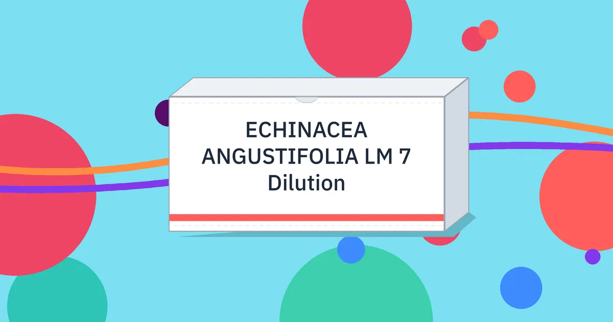 Symbolbild: Packung mit der Aufschrift ECHINACEA ANGUSTIFOLIA LM 7 Dilution (PZN 12843873) – Verfügbarkeit und Bezug in Apotheken in Frankfurt am Main