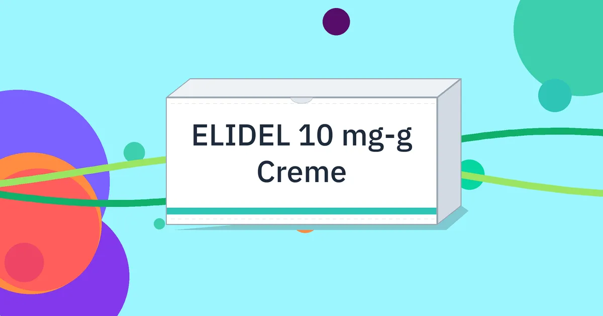 Symbolbild: Packung mit der Aufschrift ELIDEL 10 mg-g Creme (PZN 16755189) – Verfügbarkeit und Bezug in Apotheken in Frankfurt am Main